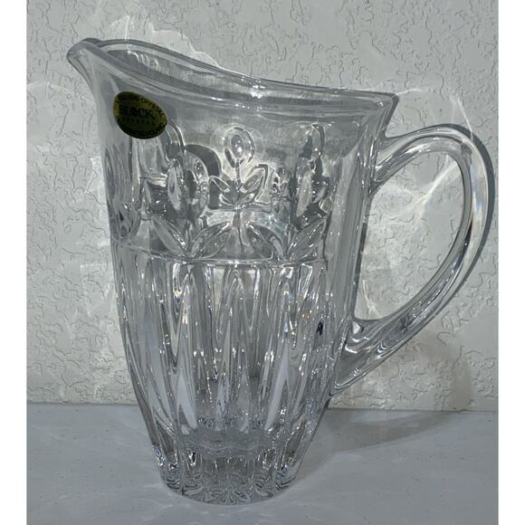 BLOCK | Dining | Block Crystal Pitcher Tulip Garden 32 Oz 24 Lead Hand ...